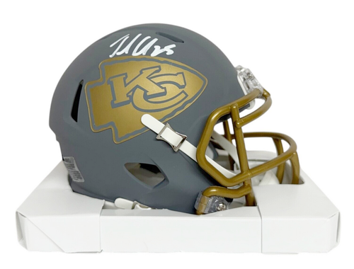 Kansas City Chiefs Jamaal Charles Autographed Slate Speed Mini Helmet ...