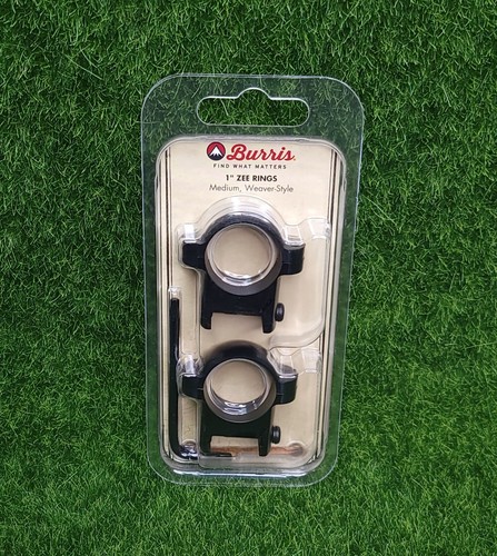 Burris Zee Rings, 1" Medium Scope Rings, Weaver, Gloss Black Steel ...