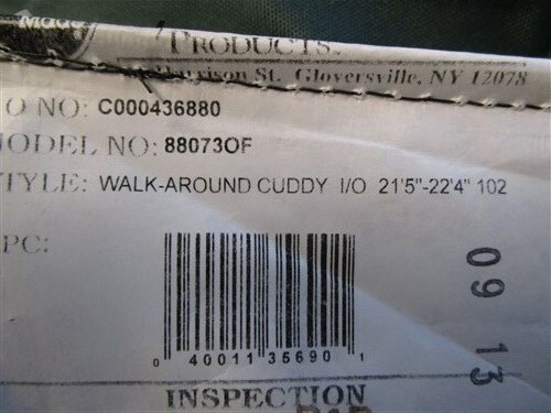 TAYLOR MADE WALK AROUND CUDDY 88073OF UNIVERSAL COVER 21'5" - 22'4 ...