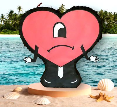 Bad bunny ( Sad Heart ) pinata | eBay