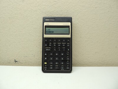 HP 17BII Hewlett Packard 17B II Business Calculator Tested Free ...