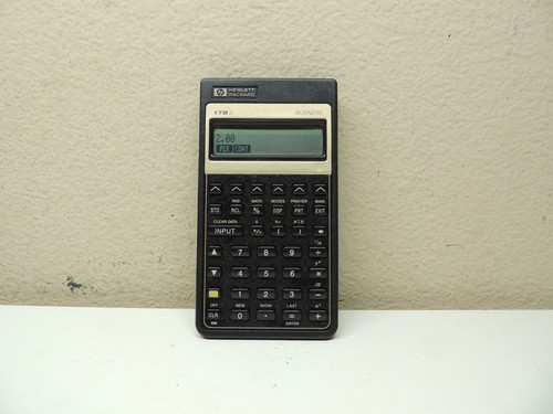 HP 17BII Hewlett Packard 17B II Business Calculator Tested Free ...