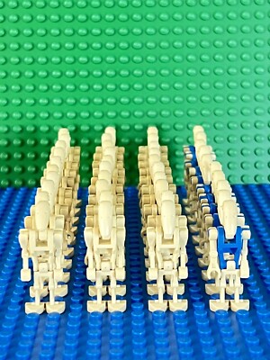 LEGO Star Wars Battle Droid MiniFigures Lot Of 40 | 30 Tan Droids 10 ...