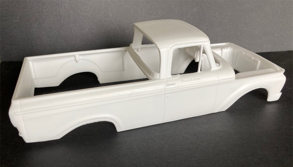 1963 FORD F-100 SHORT BED RESIN CONVERSION KIT - AMT 1963 FORD UNIBODY ...
