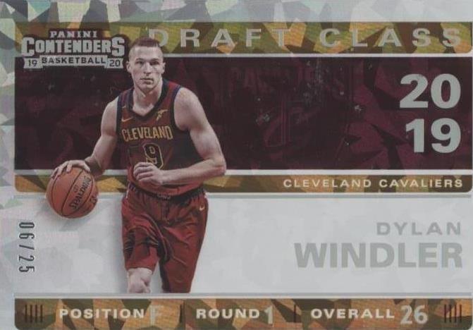 2019-20 Panini Contenders - 2019 Draft Class Contenders Dylan Windler ...