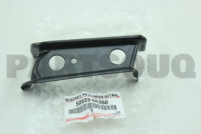 525330K050 Genuine Toyota BRACKET, FRONT BUMPER RETAINER, NO.1 52533 ...