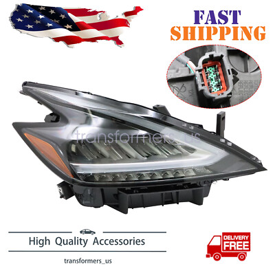 All LED Head Light fits 2019 2020-2024 Nissan Murano Passenger Side ...