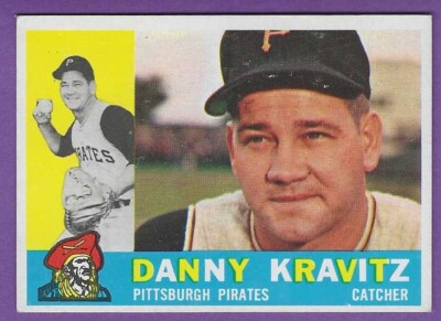1960 Topps - #238 Danny Kravitz - Pittsburgh Pirates - ExMt (hs) | eBay