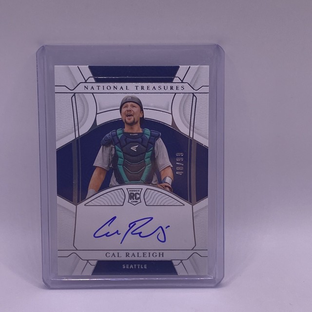 2022 Panini National Treasures - Rookie Signatures #RS-CR Cal Raleigh ...