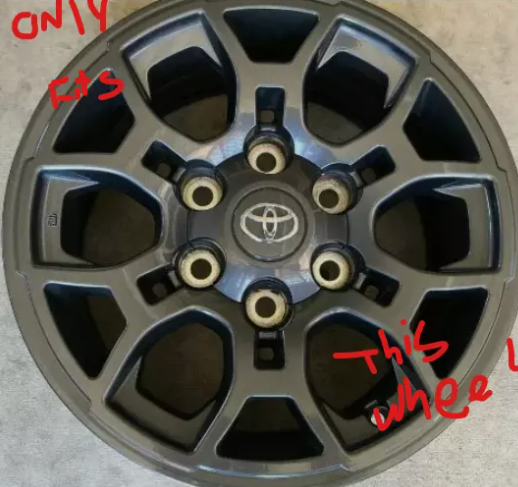 16-19 Toyota Tacoma OEM Center Cap 42603 YY290 (NEW) Charcol PT280 ...