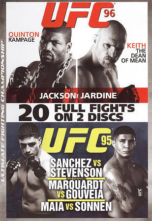 UFC 95: Sanchez vs. Stevenson/UFC 96: Jackson vs. Jardine (DVD, 2009, 2 ...