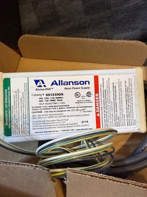 Neon transformer Allanson SS1235OX Self Adjusting 2K-12KV, 35mA ...