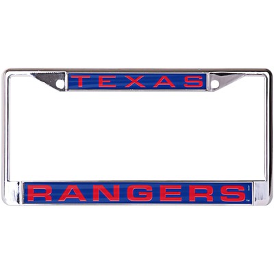 WinCraft Texas Rangers Laser Inlaid Metal License Plate Frame | eBay