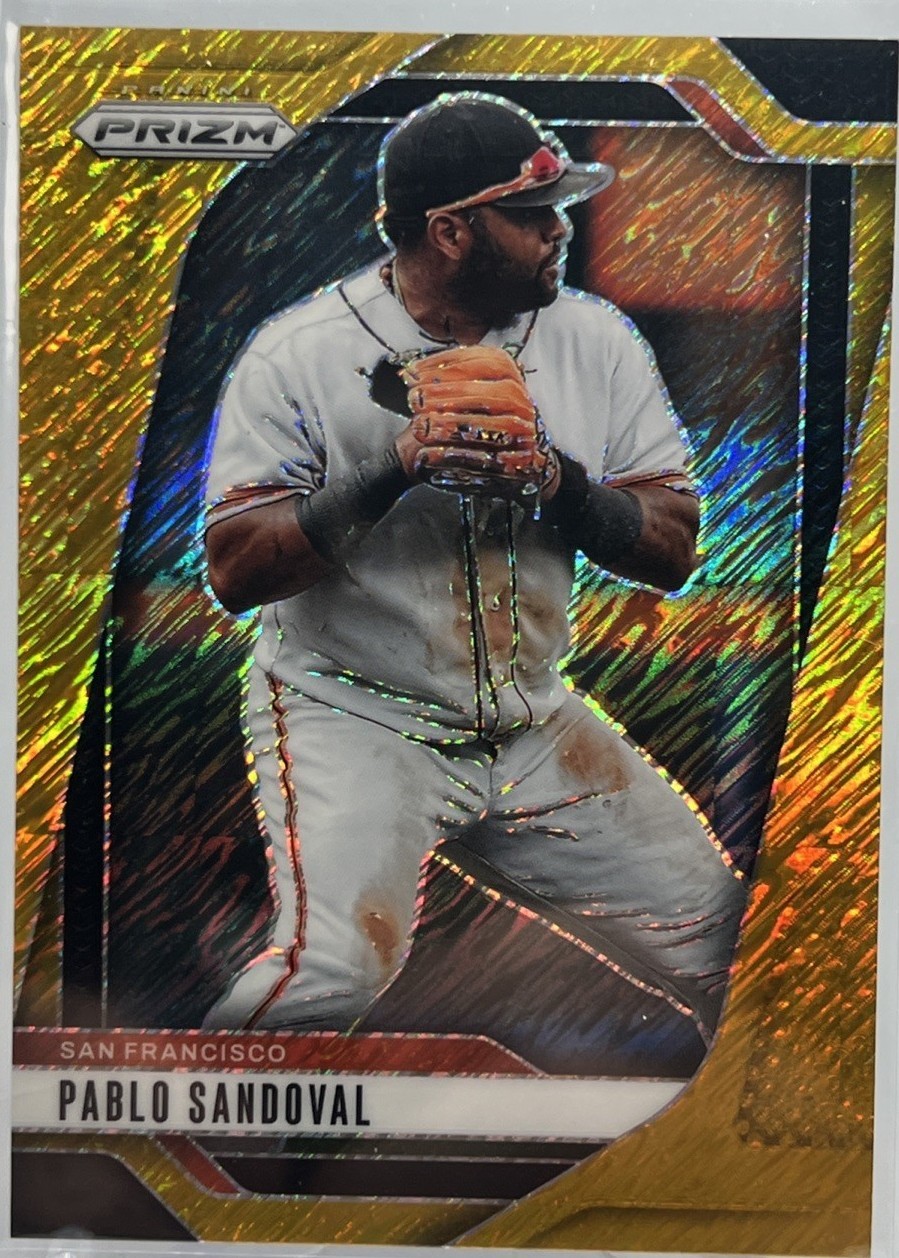 2025 Panini Prizm - Pablo Sandoval, Pablo Sandoval #294 Gold Shimmer ...