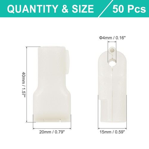 4 mm Stop Peg Lock 50 Pcs Pegboard Hooks Anti Sweep Theft Locks for ...