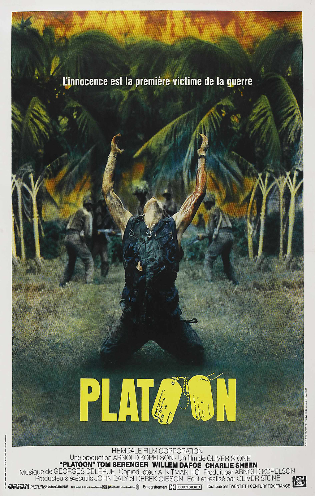 Platoon Original Poster