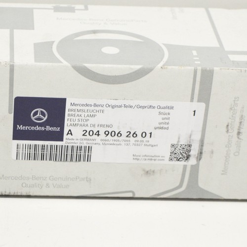 NEW MERCEDES-BENZ C S204 ADDITIONAL BRAKE LIGHT A2049062601 204-906-26 ...