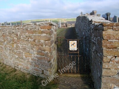 Photo 6x4 No dogs - A path into Stromness cemetery Stromness/HY2509 ...