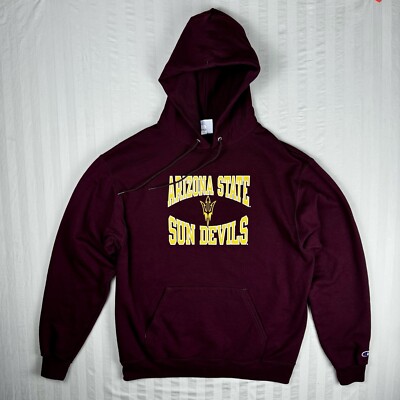 Champion Arizona State Hoodie Mens Large ASU Sun Devils Pullover ...