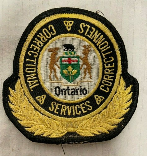 Ontario Canada Correctional Services Patch | eBay