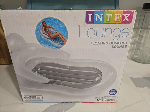 INTEX Lounge Floating Comfort Lounge #58857EP Clear | eBay