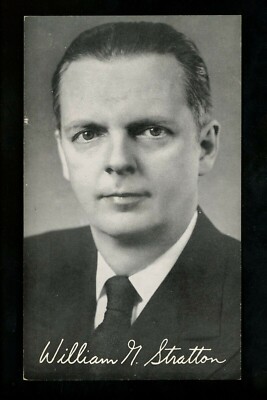 Political postcard Governor William Stratton Illinois IL | eBay