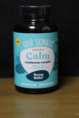 Four sigmatic organic calm mushroom complex reishi B6 & ashwagandha ...