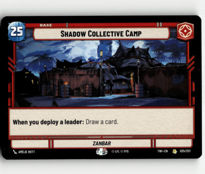 Star Wars: Unlimited Shadow Collective Camp - Twilight of the Republic ...