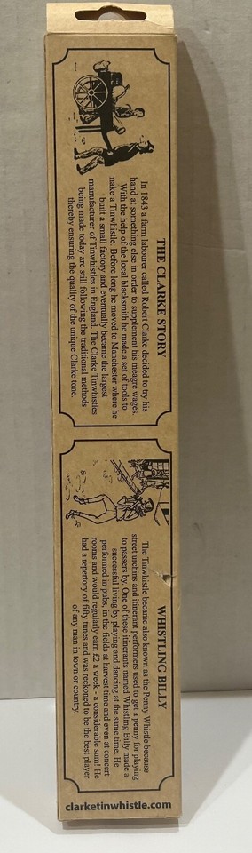 CLARKE MADE IN ENGLAND TIN WHISTLE THE ORIGINAL TIN WHISTLE | eBay