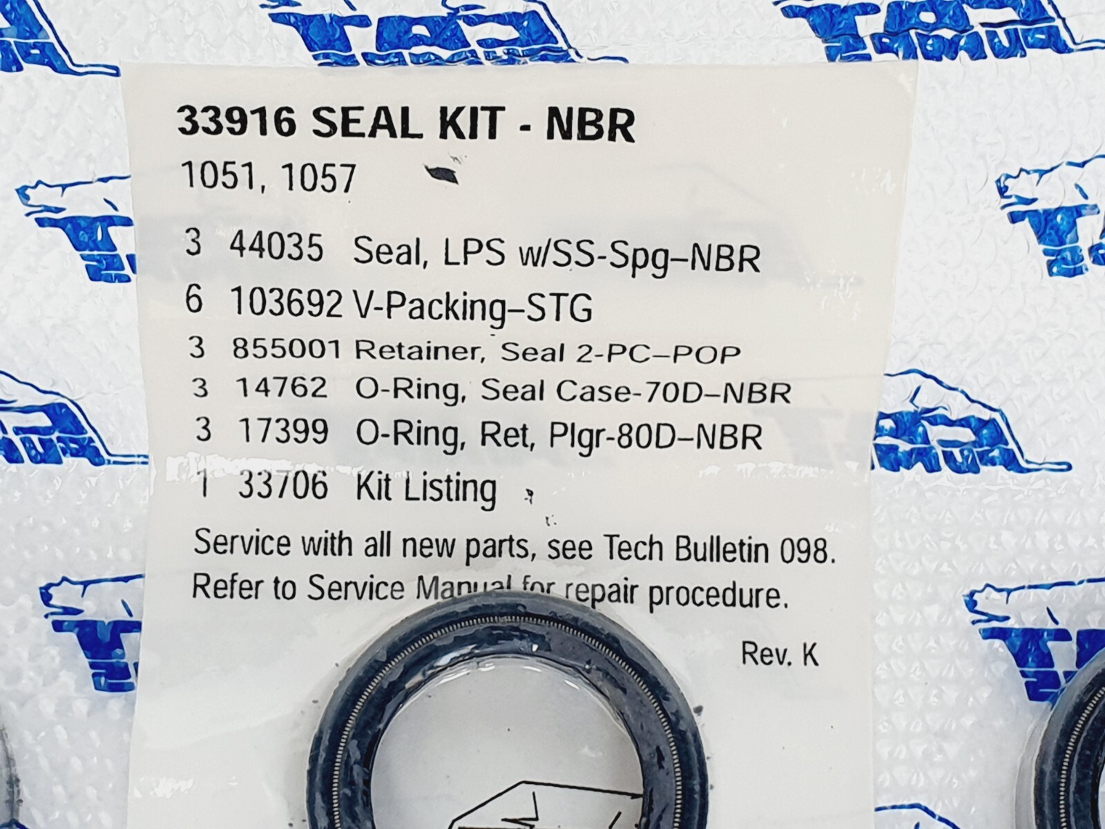 Cat Pump 33916 Seal Kit for 1050 1051 1057 - OEM for sale online | eBay