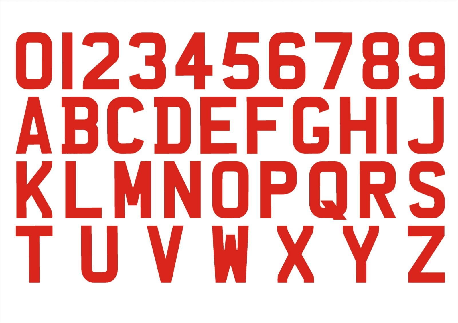 5 SELF ADHESIVE LETTERS /NUMBERS.NUMBER PLATE.HOUSE,BOATS,CARS,CARAVANS ...