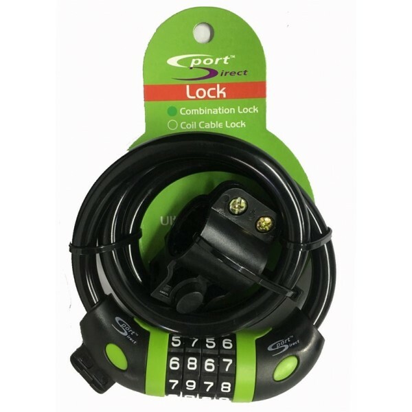SPORT DIRECT Sekura 4 Digit Combination Cycle Lock - 12mm x 85cm SLK204 ...
