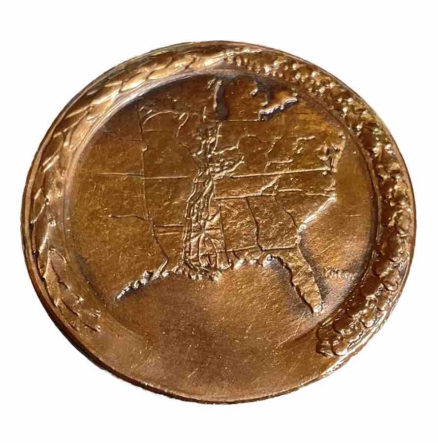 1951 Illinois Central Railway 100 Years Coin Token Medal | eBay