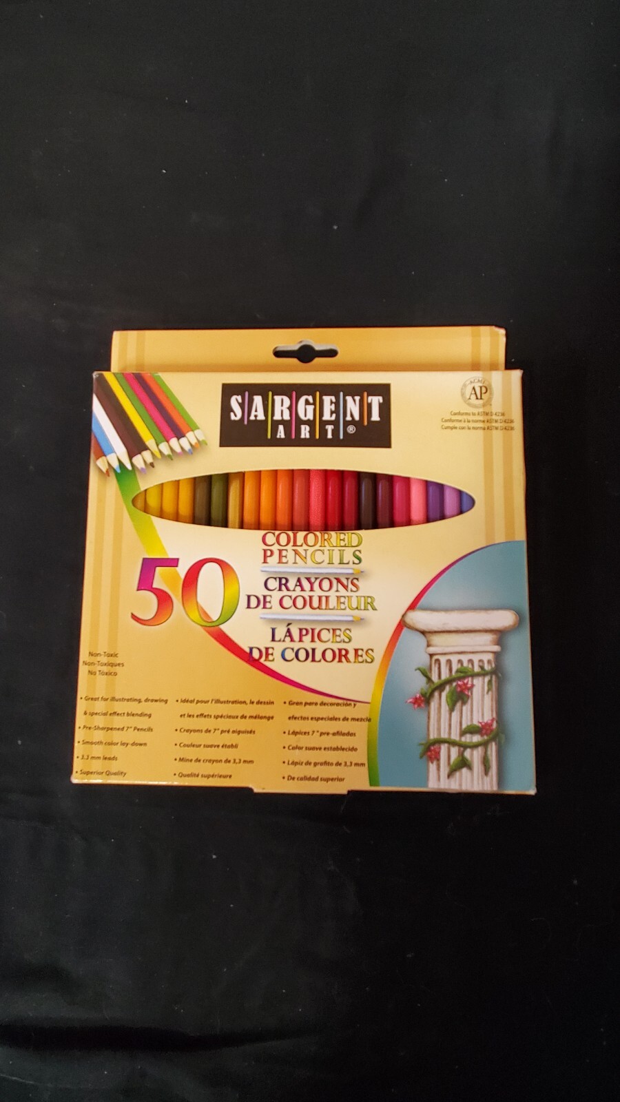 Sargent Art Colored Pencils Pack of 50 Assorted Colors 50 New | eBay