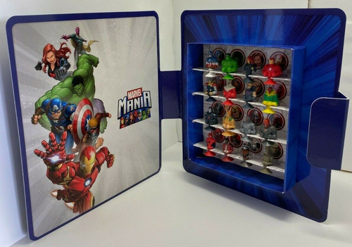 AVENGERS 2017 Marvel Mania Micro Popz 16 Figure Set + Collectors Album ...