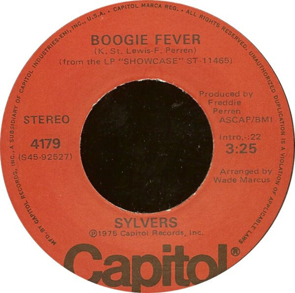 The Sylvers - Boogie Fever - Capitol Records - 4179 - 7", Single, Win ...