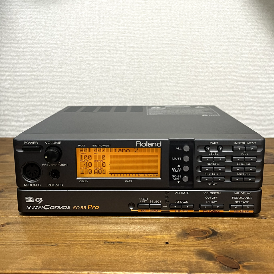 Roland SC-88 pro SOUND Canvas General MIDI sound modules From Japan ...