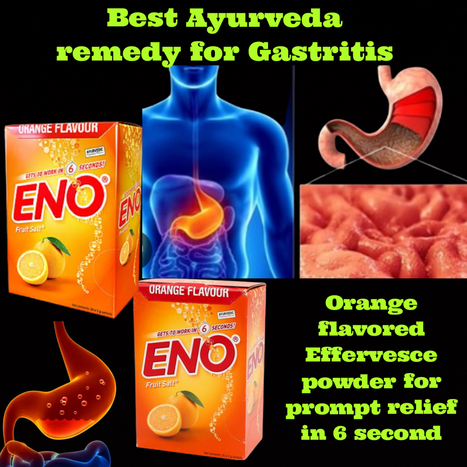 ENO antacid Ayurveda powder sachets 30 in box orange flavored free ...