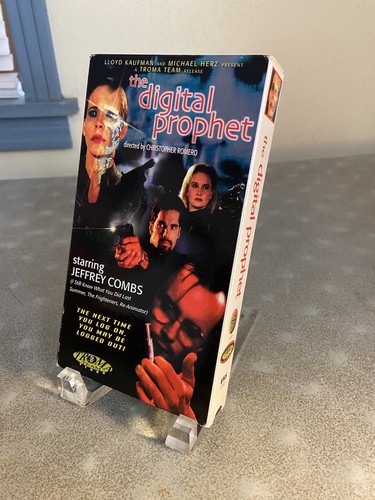RARE Jeffrey Combs Cyberstalker aka The Digital Prophet VHS Troma Team Video | eBay