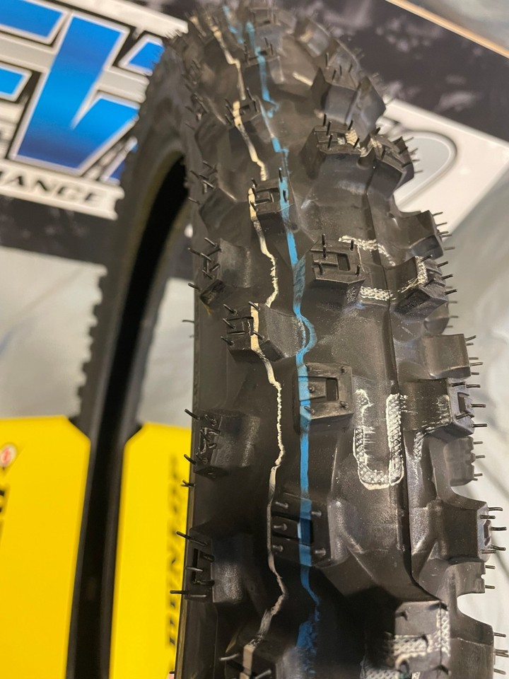 DUNLOP Tire Geomax MX53 Front - 80/100-21 - 51M + Rear - 100/100-18 ...