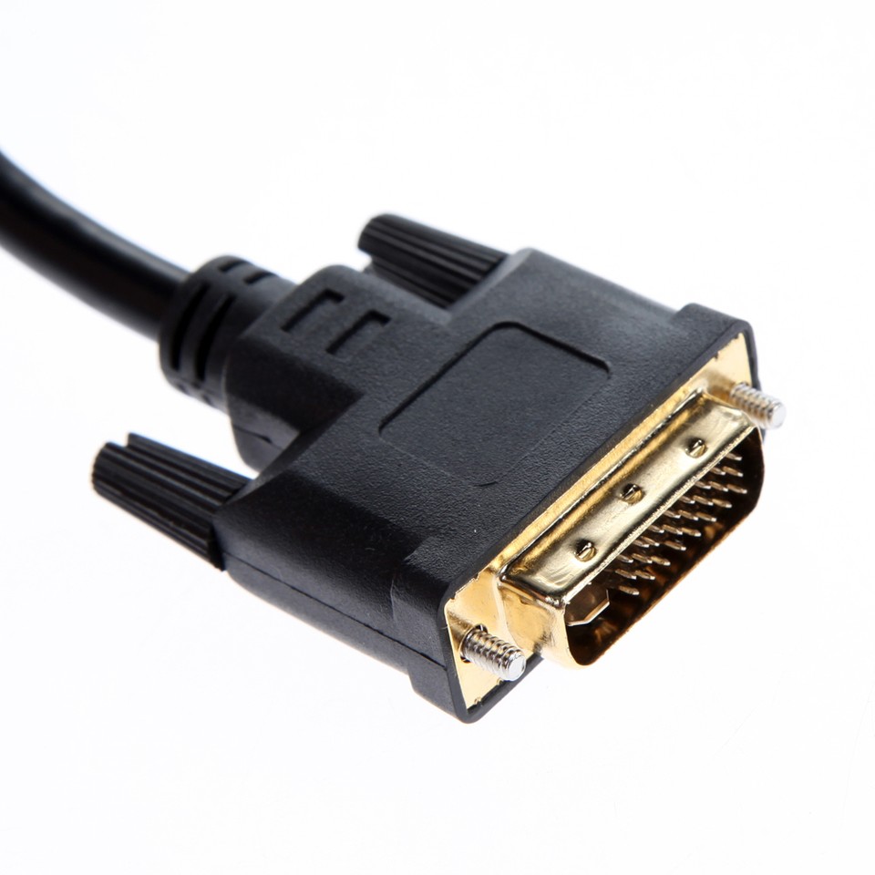 2M DVI to VGA Cable Dual Link DVI-I to VGA D-Sub Video Adapter Cable ...