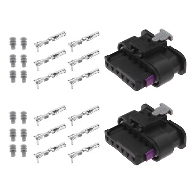 2x 6 Pin Car Tail Light Rear Lamp Plug Connector 61132359993 for BMW ...