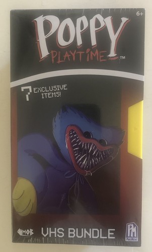 Poppy Playtime VHS Bundle 7 Exclusive Items Phatmojo Mob Games NEW Fast ...