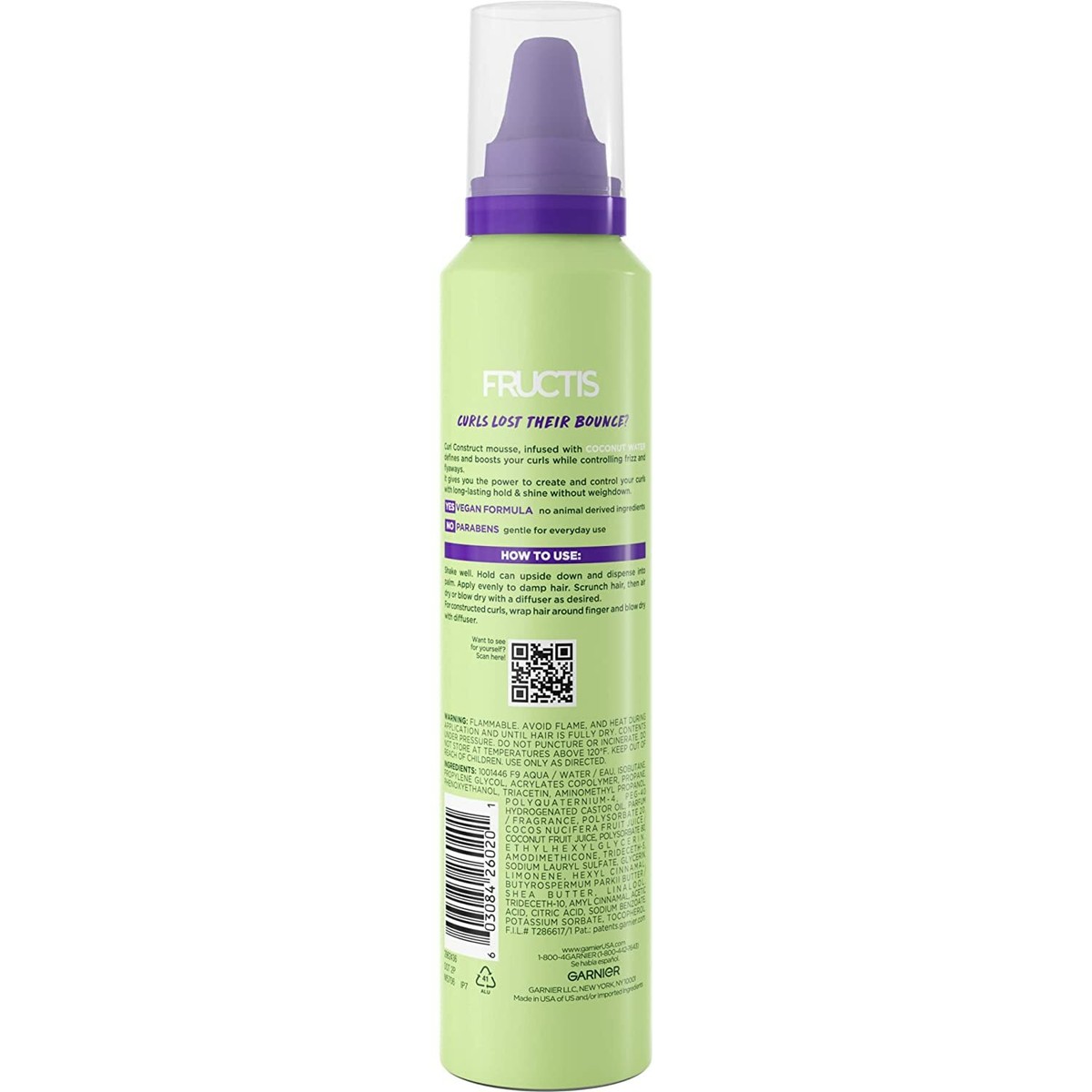 Garnier Mousse Amazon.com: Garnier Fructis Style Curl Construct