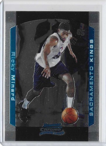2004-05 Bowman Basketball Ricky Minard Chrome Rookie #135 Sacramento ...