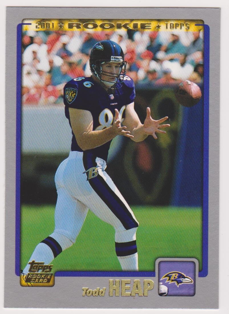 2001 Topps Todd Heap Rookie card #354 Baltimore Ravens NFL | eBay