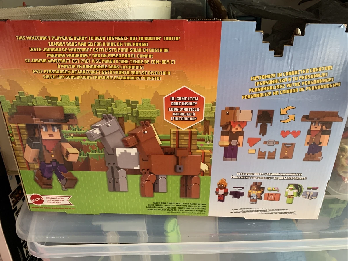 Minecraft Cowboy On Horse