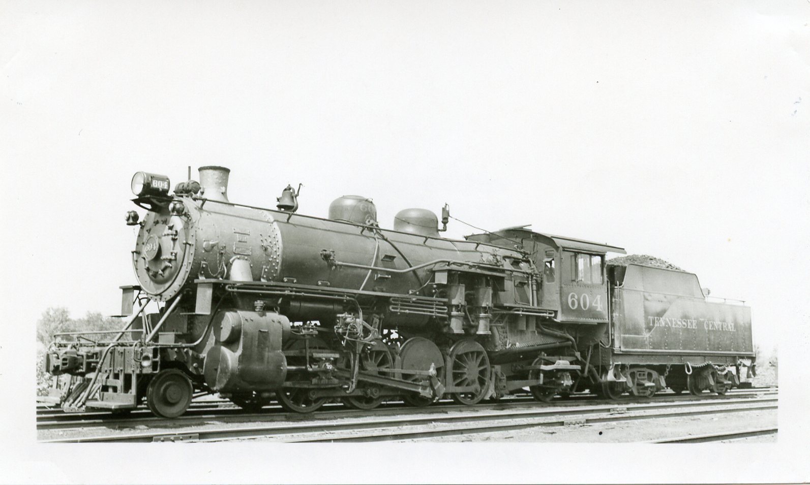 6E200J RP 1940/60s TENNESSEE CENTRAL RAILROAD ENGINE #604 NASHVILLE TN ...