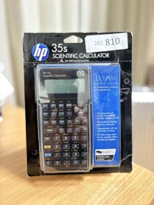 HP 35s Scientific Calculator with English Guide Factory Sealed ...