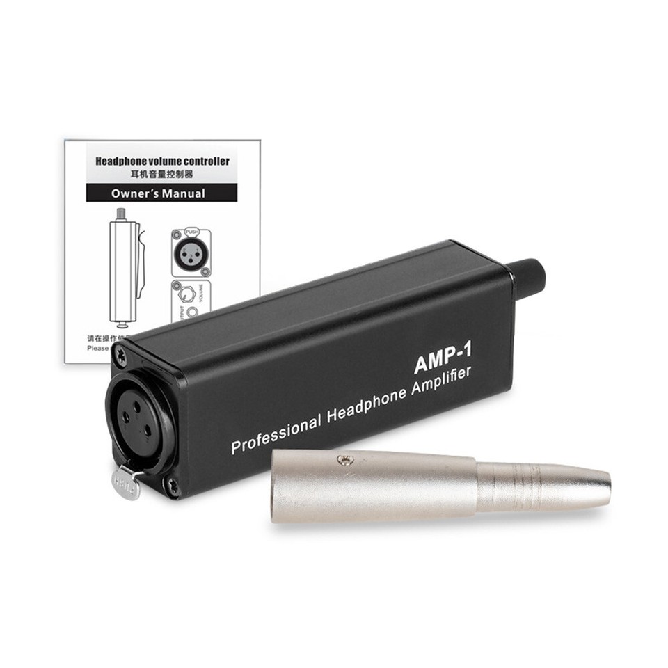 Personal In-Ear Monitor Headphone Amplifier XLR Stereo Input Volume ...